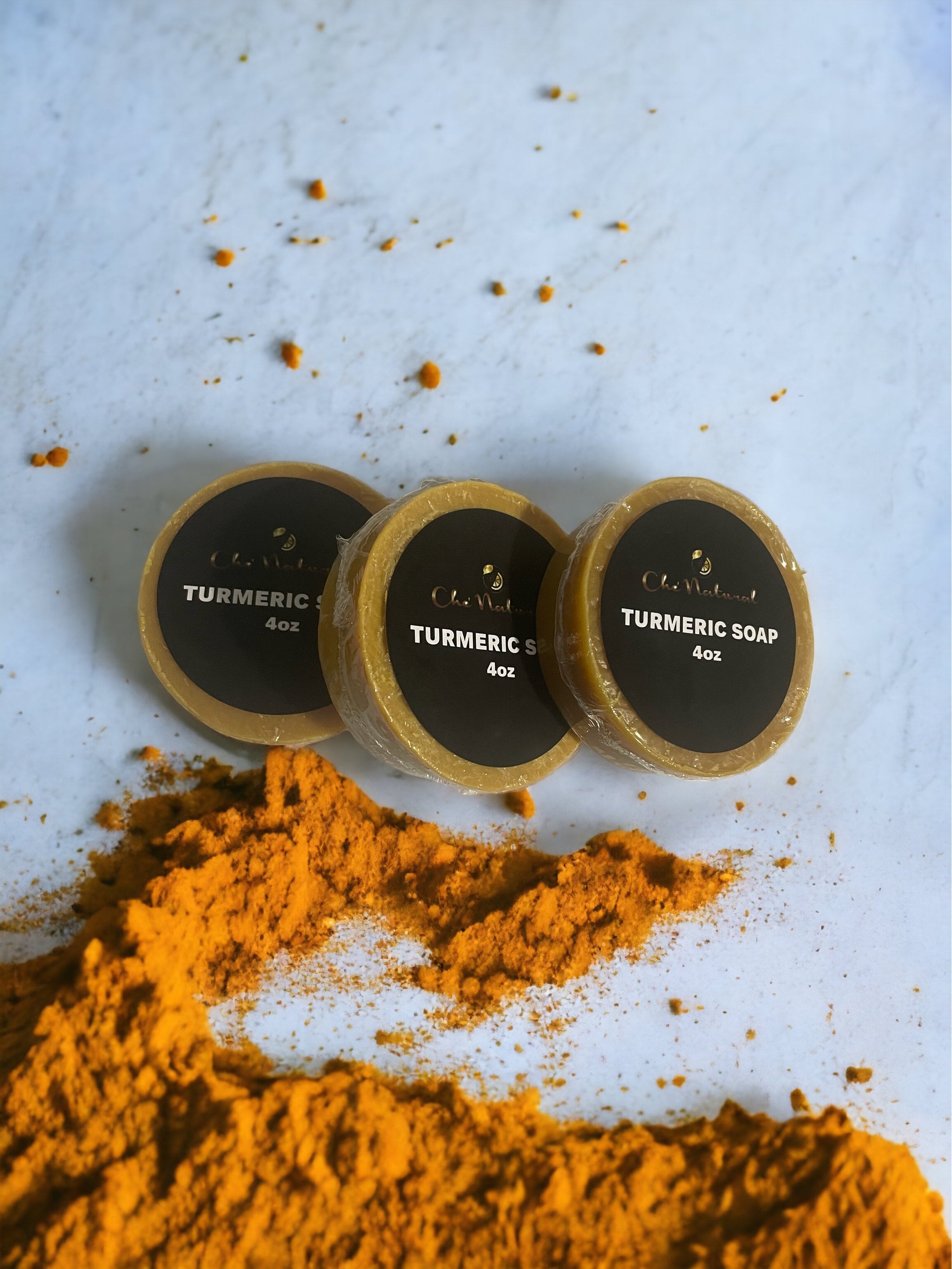 3 Pack Turmeric Soap | Che' Natural LLC